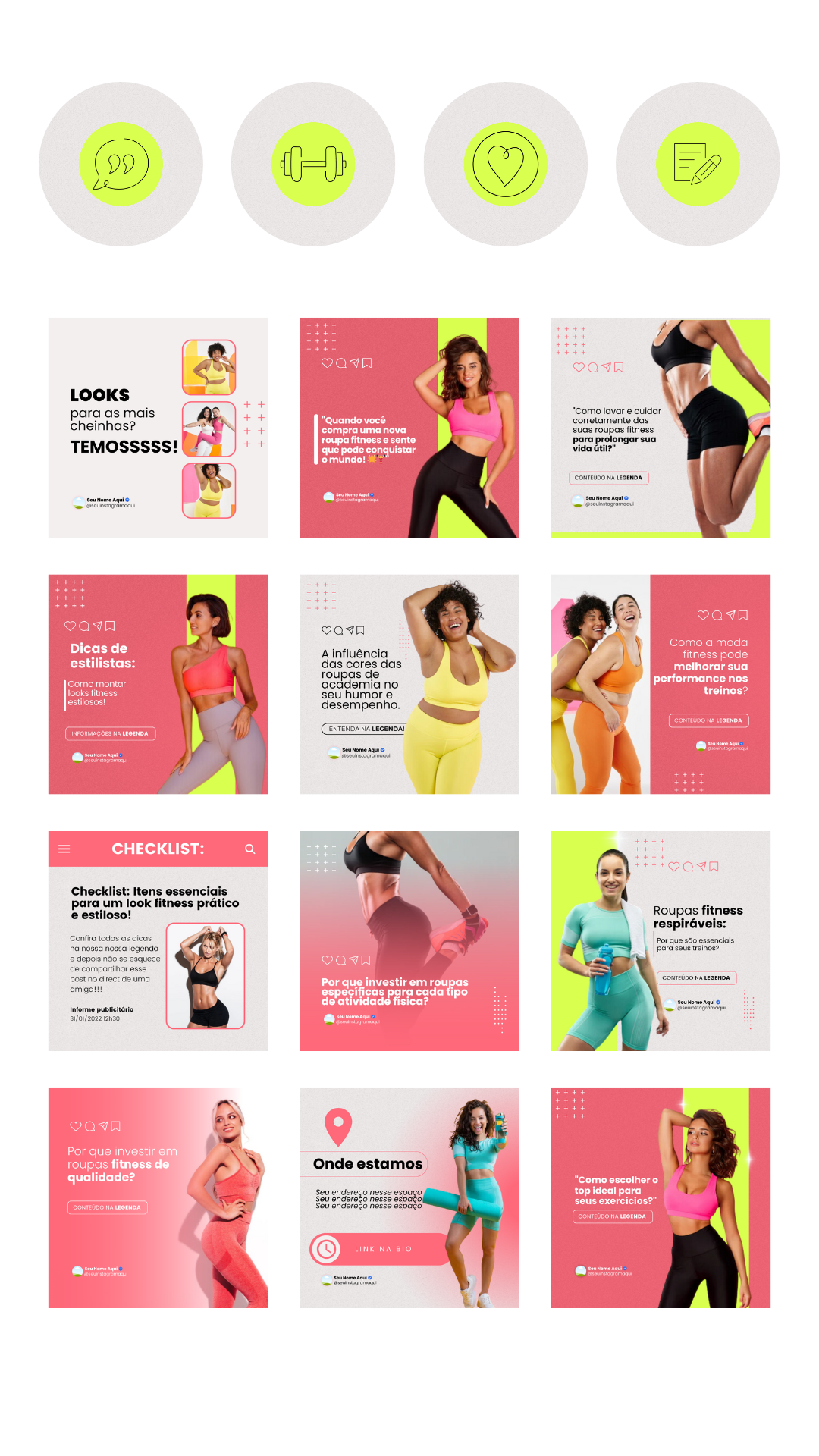 Canva Moda Fitness – Canva Editáveis